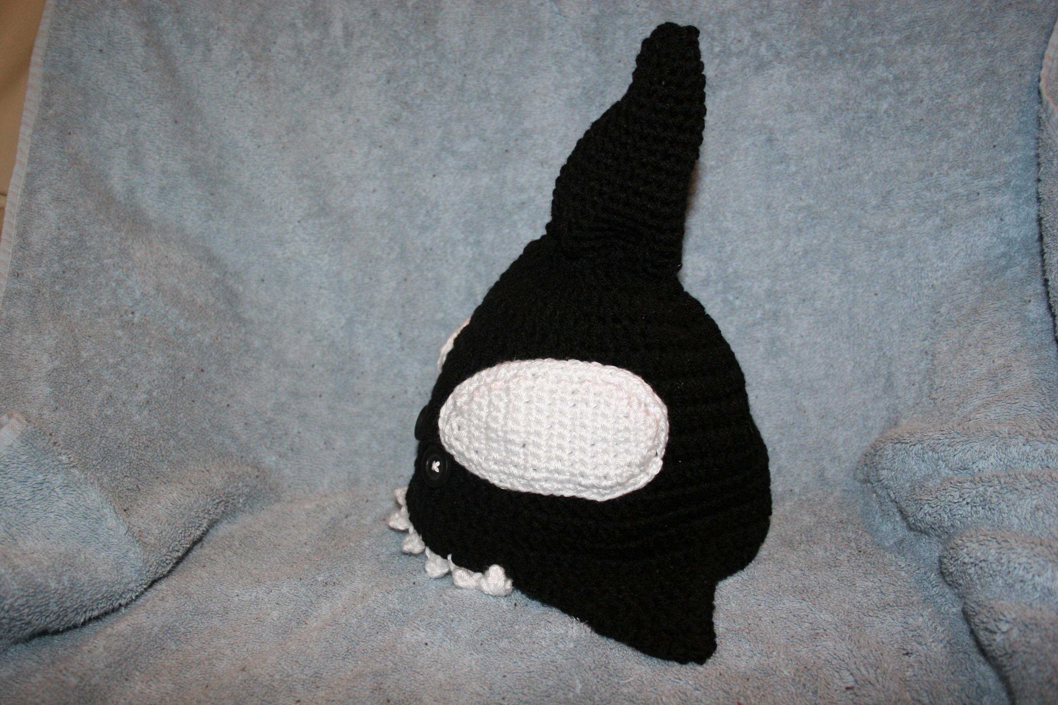Crocheted Orca Whale Ear Flap Beanie on Luulla